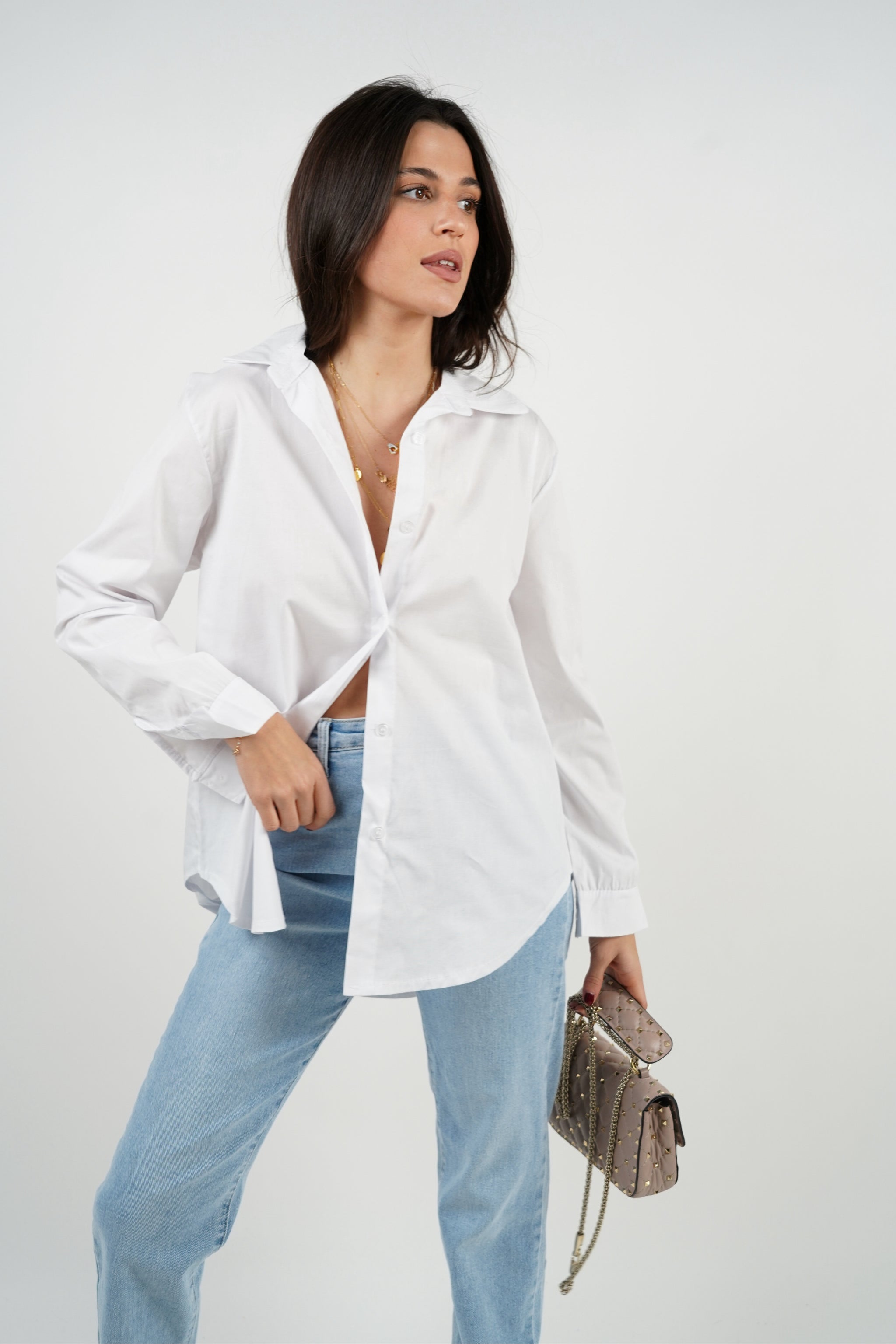 Chemise blanche oversize