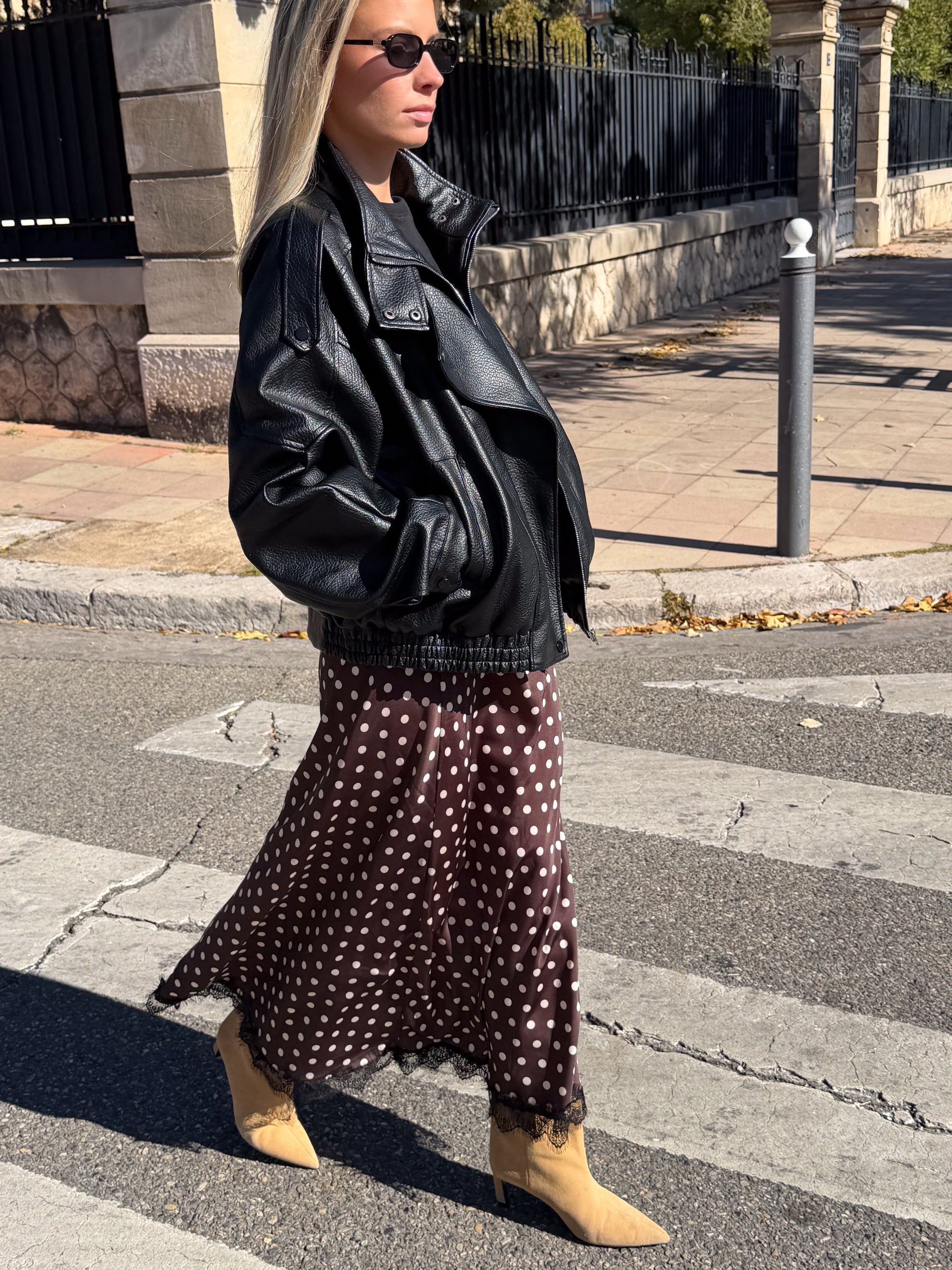 Brown Clothilde skirt